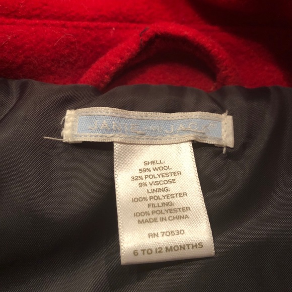 Janie and Jack | Jackets & Coats | Classic Red Toggle Coat | Poshmark